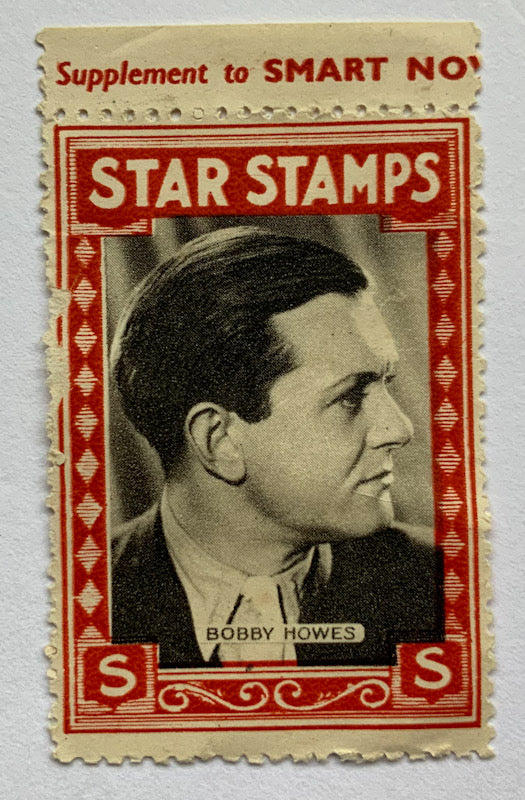 1920s Film Star Stamps Bobby Howes by Smart Novels – Retro Nerds NZ